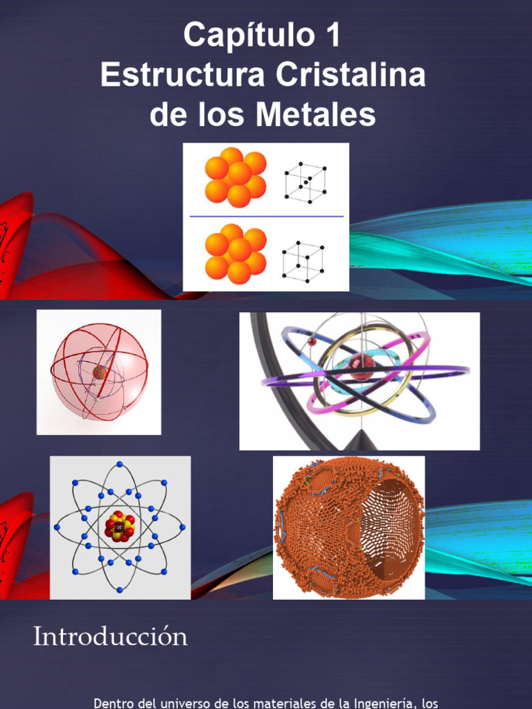 Estructura Cristalina de Metales | PDF | Rieles | Dislocación