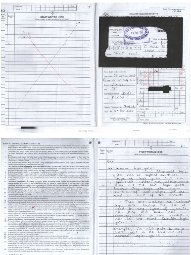 241C3B071 Comp 3 Dlcoa SH24 | PDF