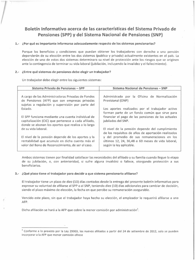 Boletin Informativo | PDF
