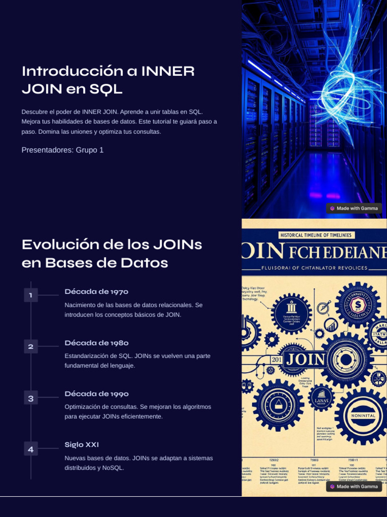 Introduccion A INNER JOIN en SQL | PDF | SQL | Gestión de tecnología de la información