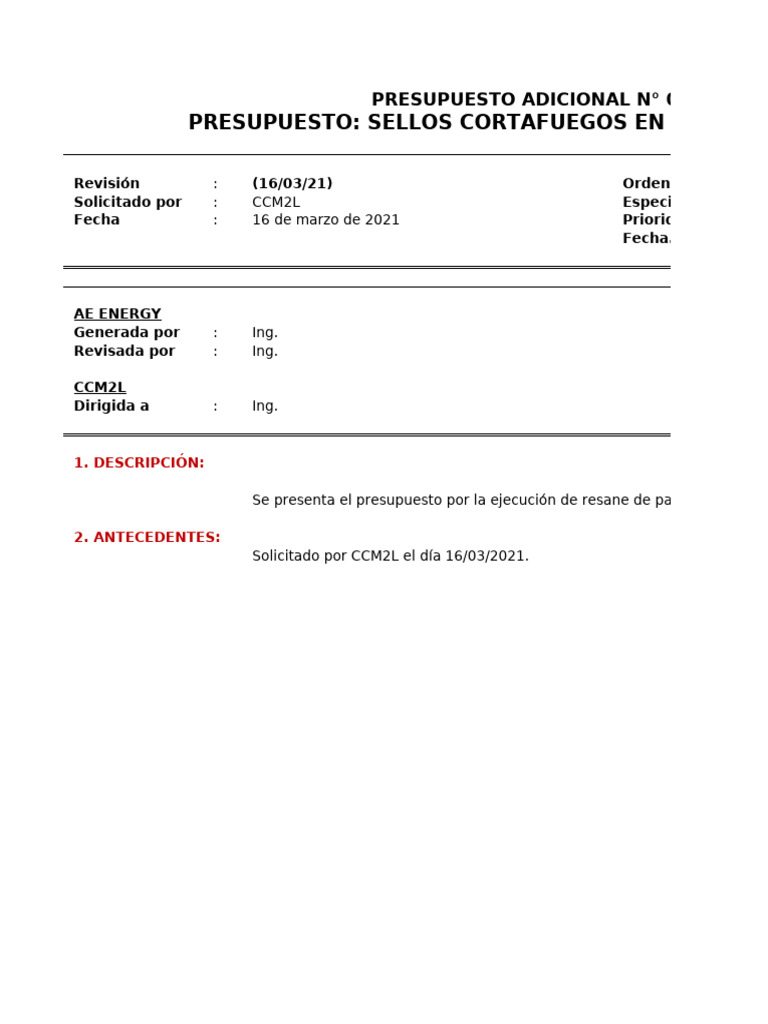 2-Resane y Colocacion de Sello Cortafuego | PDF