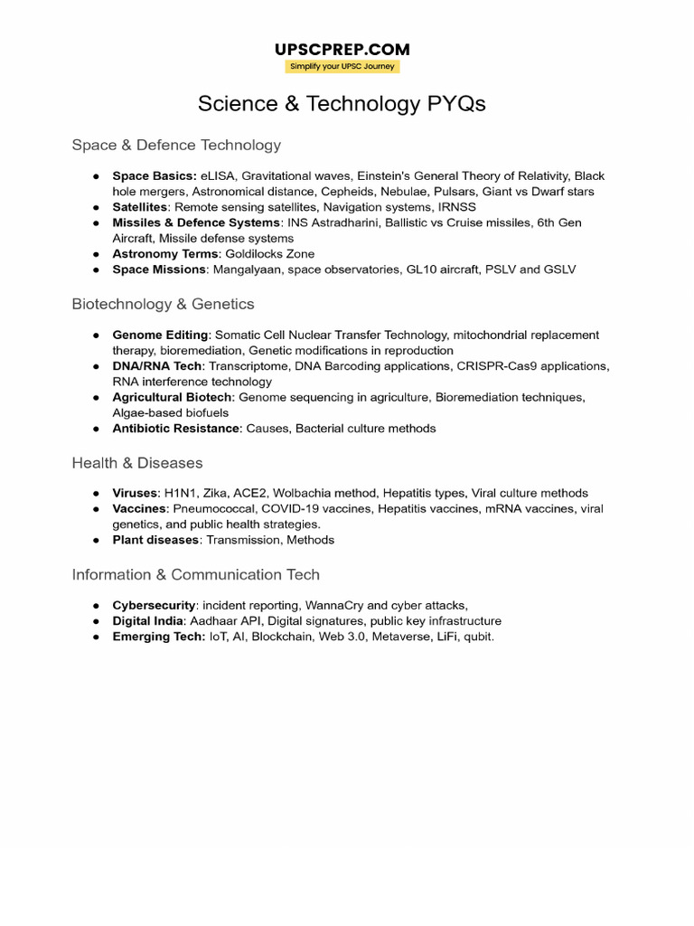 S&T Microthemes | PDF