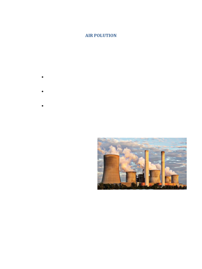 Air Polution - MM - 2nd SEM-1st Year | PDF | Ozone Depletion | Air ...