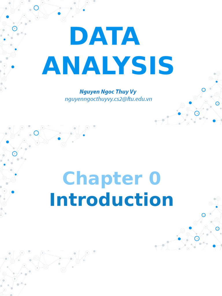 Data Analysis - C0 - Preface | PDF | Statistics