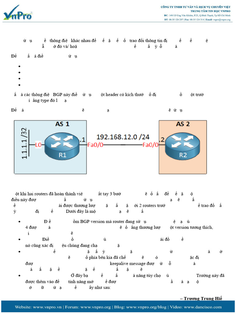 BGP Messages | PDF