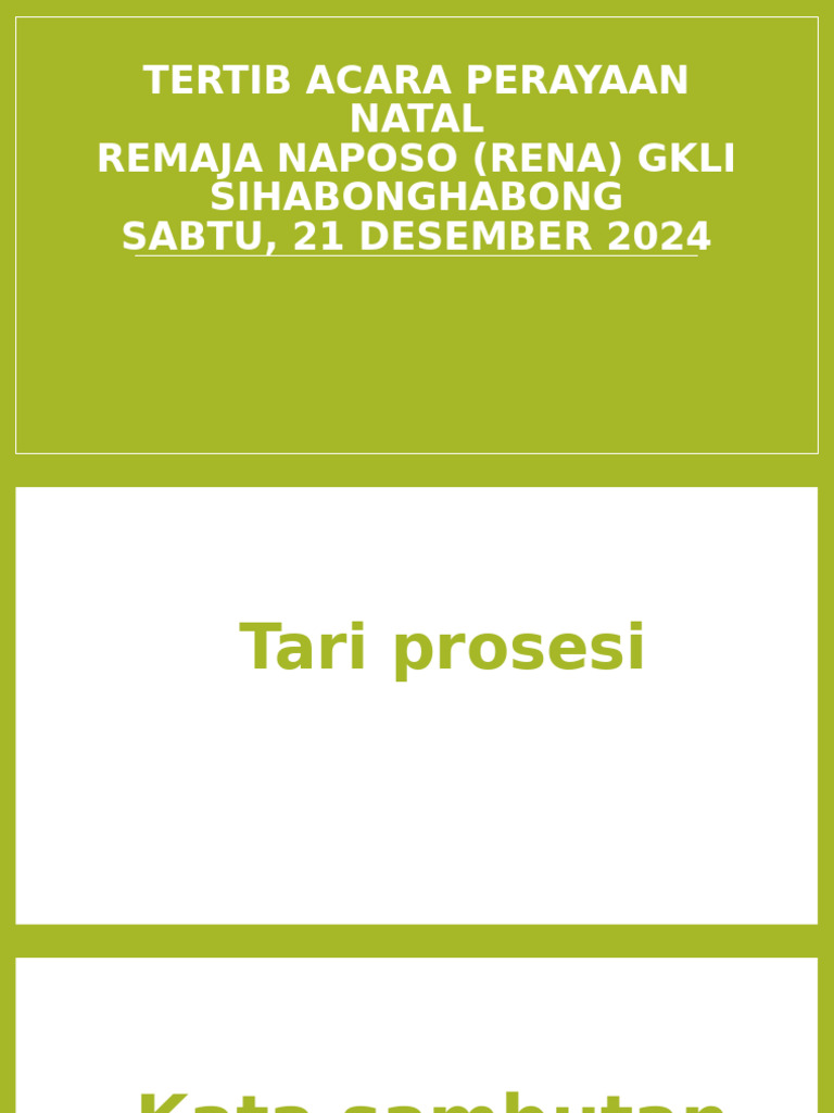 Acara Rena Power Point | PDF