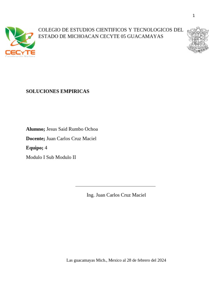 Práctica 3 Corregida | PDF | Experimentar | Empirismo