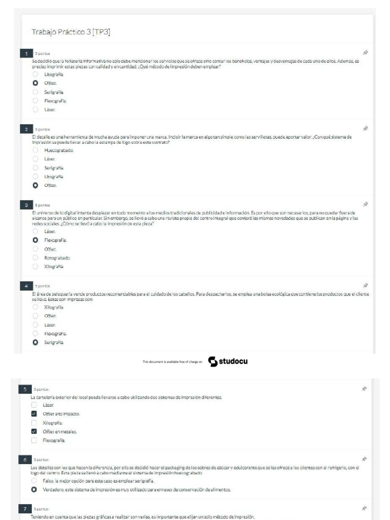 X tp3 95 Tecnologia Grafica | PDF