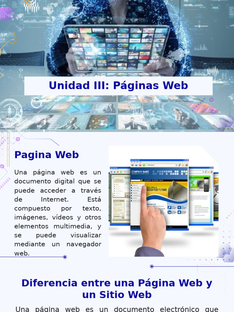 Unidad 3 - Páginas Web | PDF | Red mundial | Internet y web