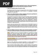 BSP Memorandum No M-2024-037 | PDF