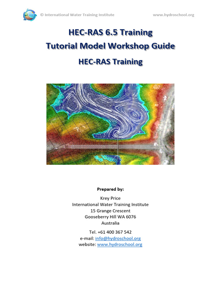 HS HEC RAS 6.5 Workshop Guide | PDF | Discharge (Hydrology) | Computer File