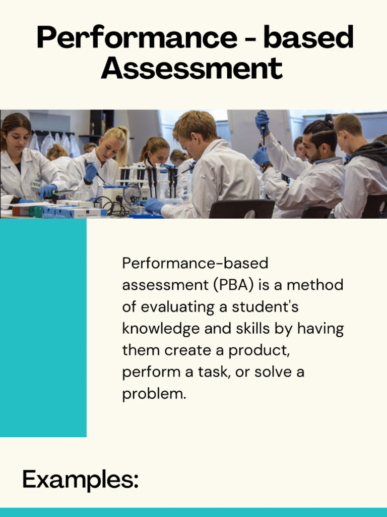 Performance - Based Assessment | PDF