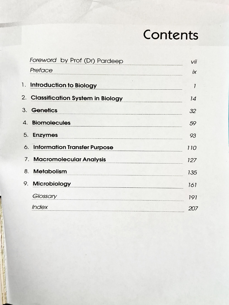 Biology Part 1 | PDF