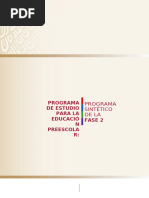 Programa Sintético Fase 2 Educación Preescolar | PDF | Educación de la ...
