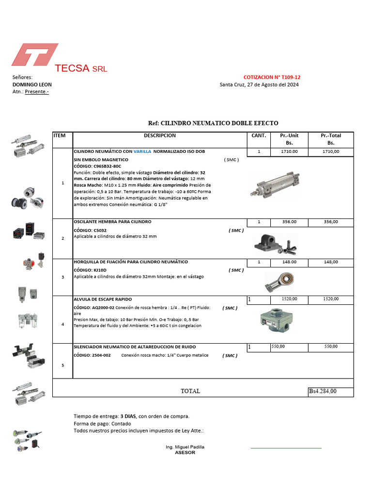 T109-08 DOMINGO LEON1 | PDF | Ingeniería mecánica | Tecnologías de gas