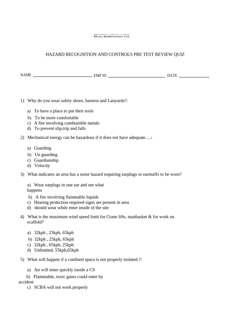 WPR Test Questions For 3rd Party Exam | PDF | Fires | Welding