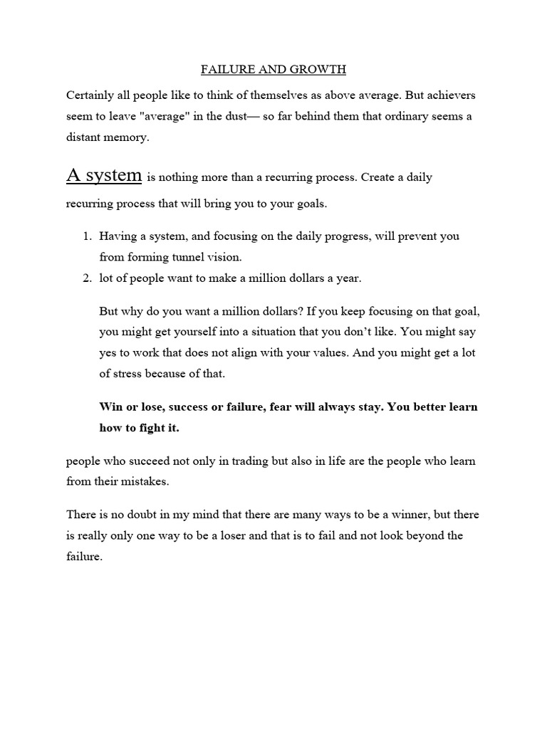 Failure and Growth | PDF
