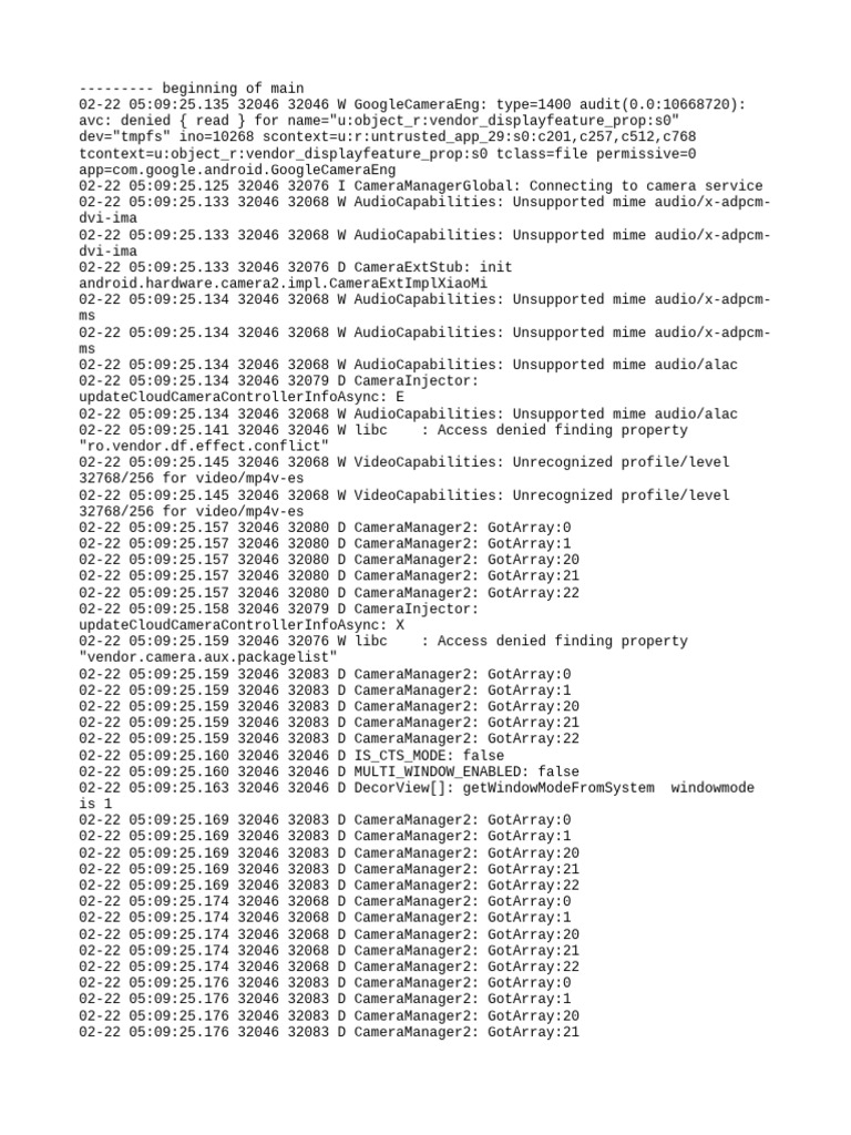 Log Cat 1740179365020 | PDF | Computing | Computer Programming