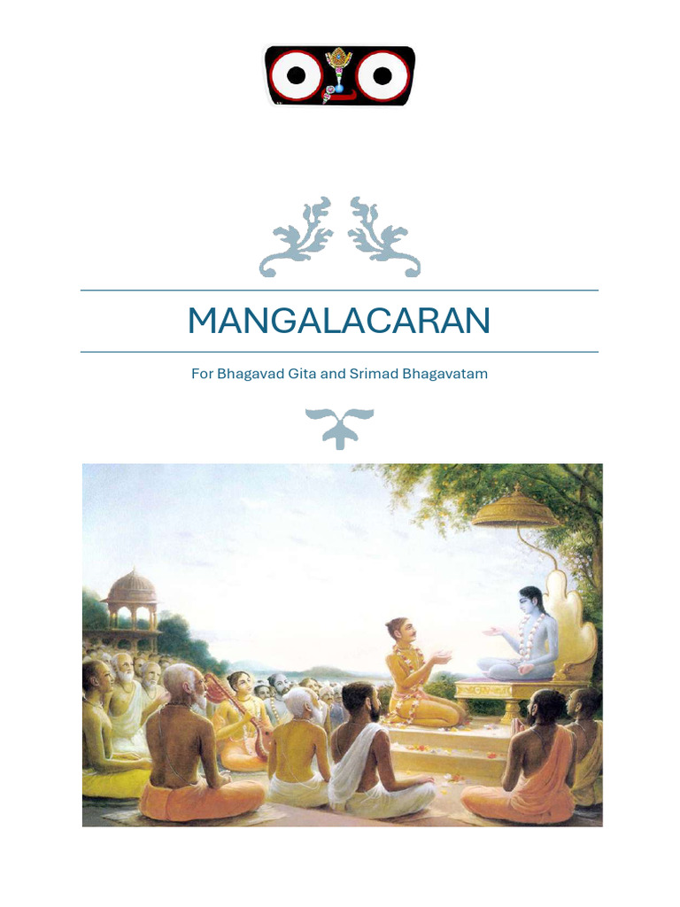 Mangalacharan Prayers for Gita & Bhagavatam | PDF | Bhagavata Purana ...