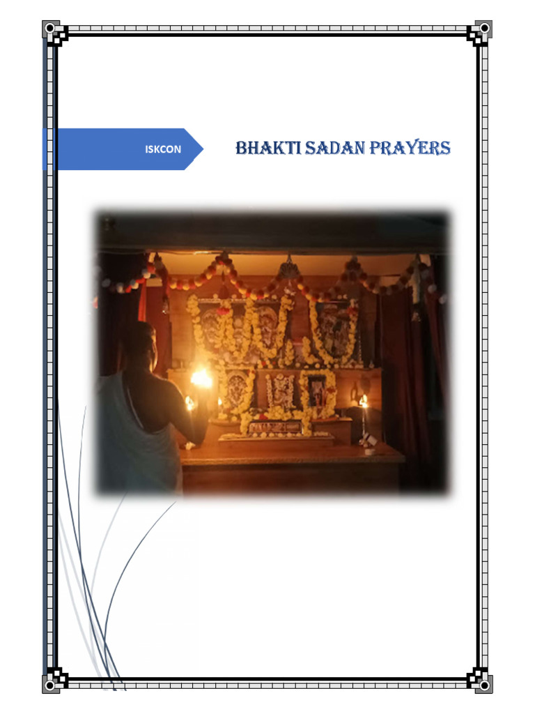 ISKCON Prayers With Menings | PDF | Krishna | Hinduism