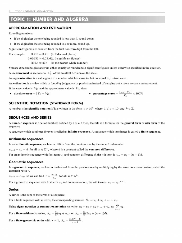 DP - 1-Unit-1-Numbers-revision Guide | PDF