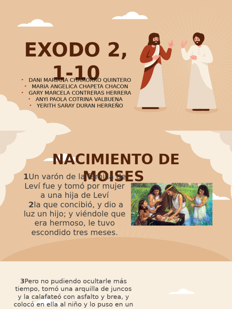 Exodo 2, 1-10 | PDF