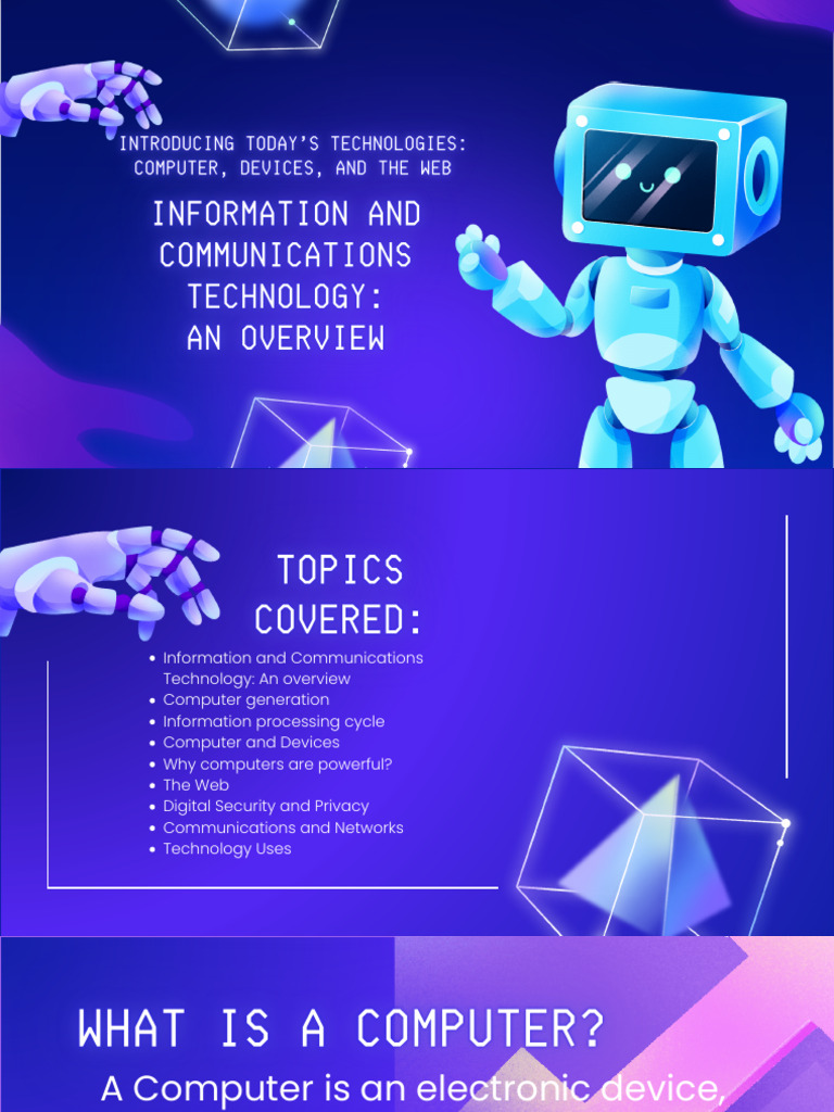 Blue Futuristic Illustrative Artificial Intelligence Project Presentation | PDF | Computer ...