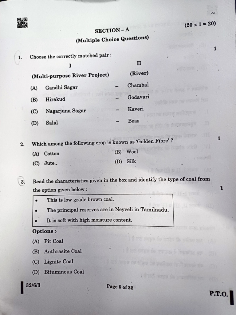 Sst Question Paper | PDF