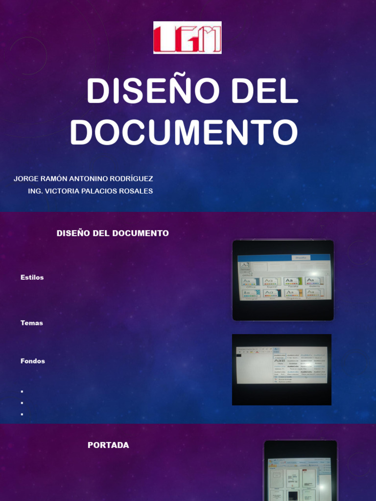 Diseño Del Documento Jorge | PDF | Microsoft Word | Botón (Computación)