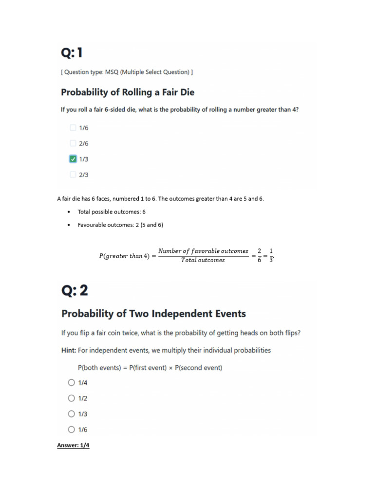 Assignment W5A2 Probability Vectors and Matrices | PDF