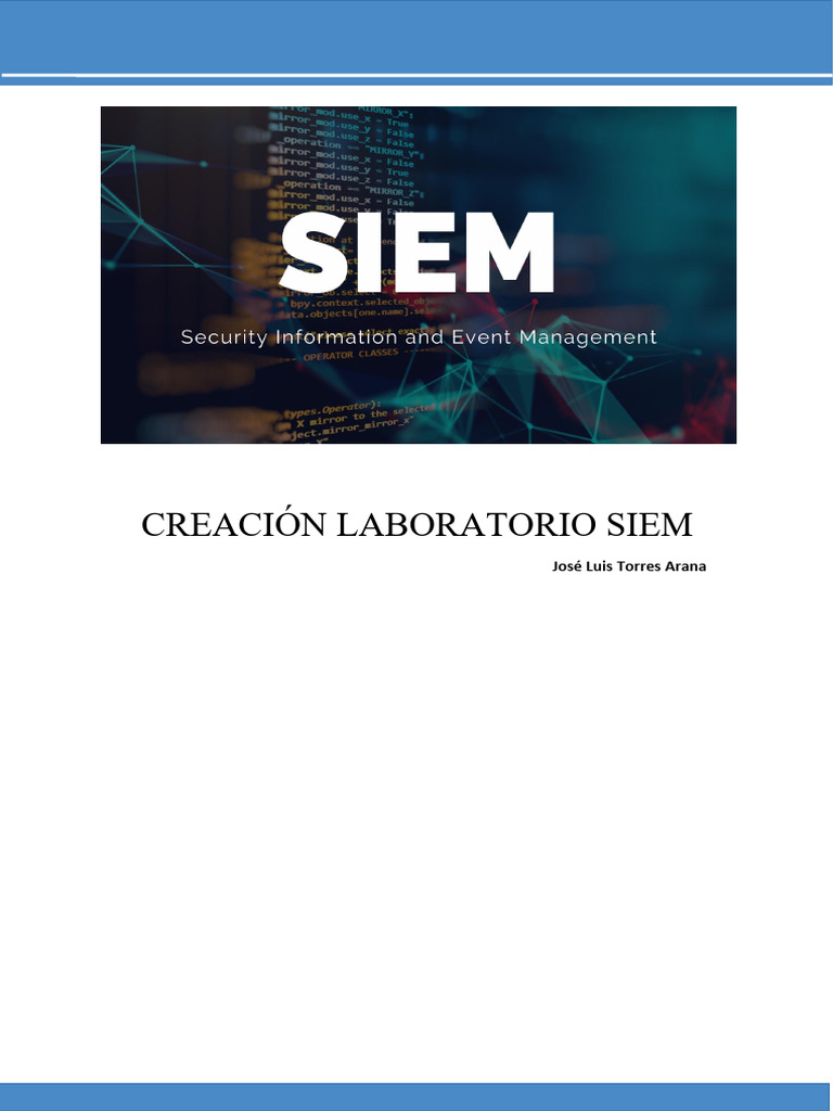 Laboratorio SIEM | PDF | Contraseña | Información