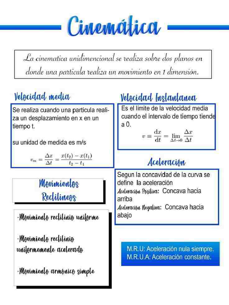 Cinemática | PDF