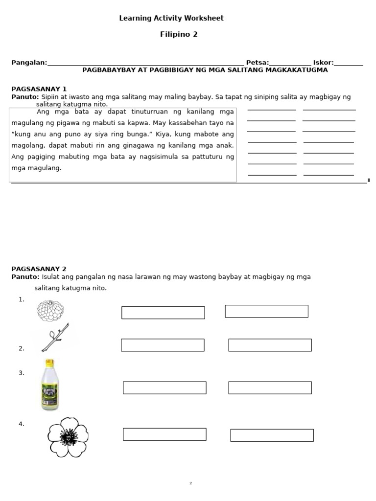 Fil2 Q3 LAW 4 Pgs | PDF