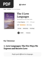The Five Love Languages | PDF | Love | Communication
