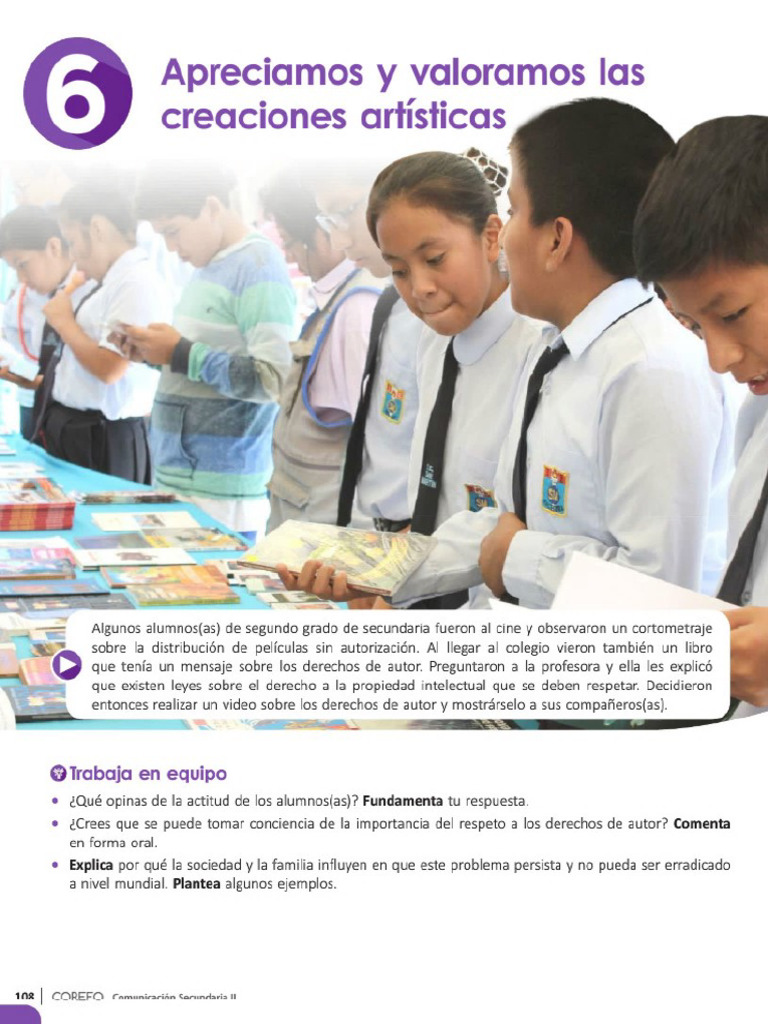 Trabajamos La Unidad 6 2do de Sec. | PDF