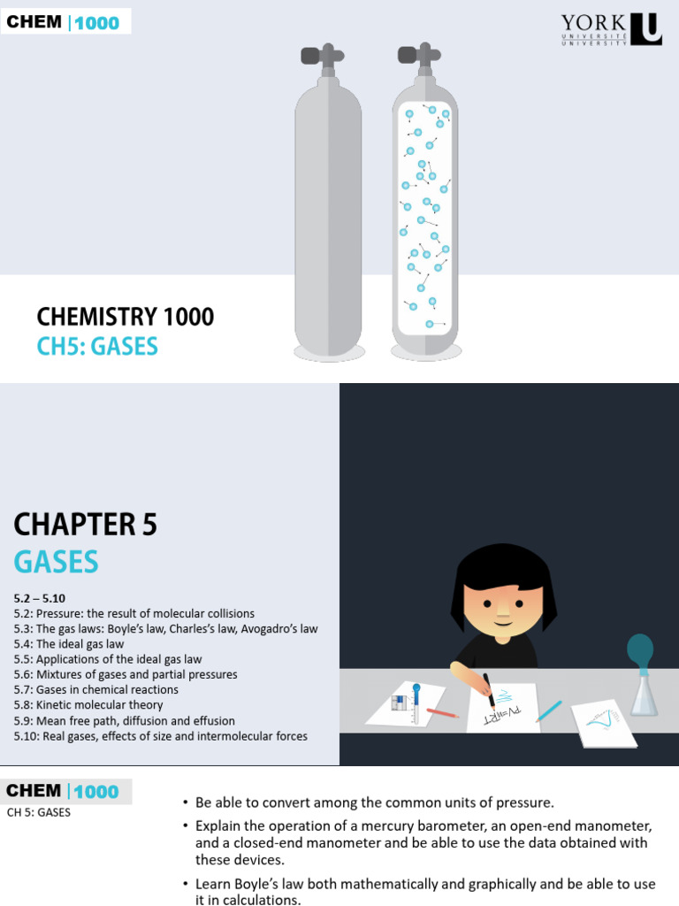 Tro - Chapter 5 - Gases - Students | PDF | Gases | Pascal (Unit)