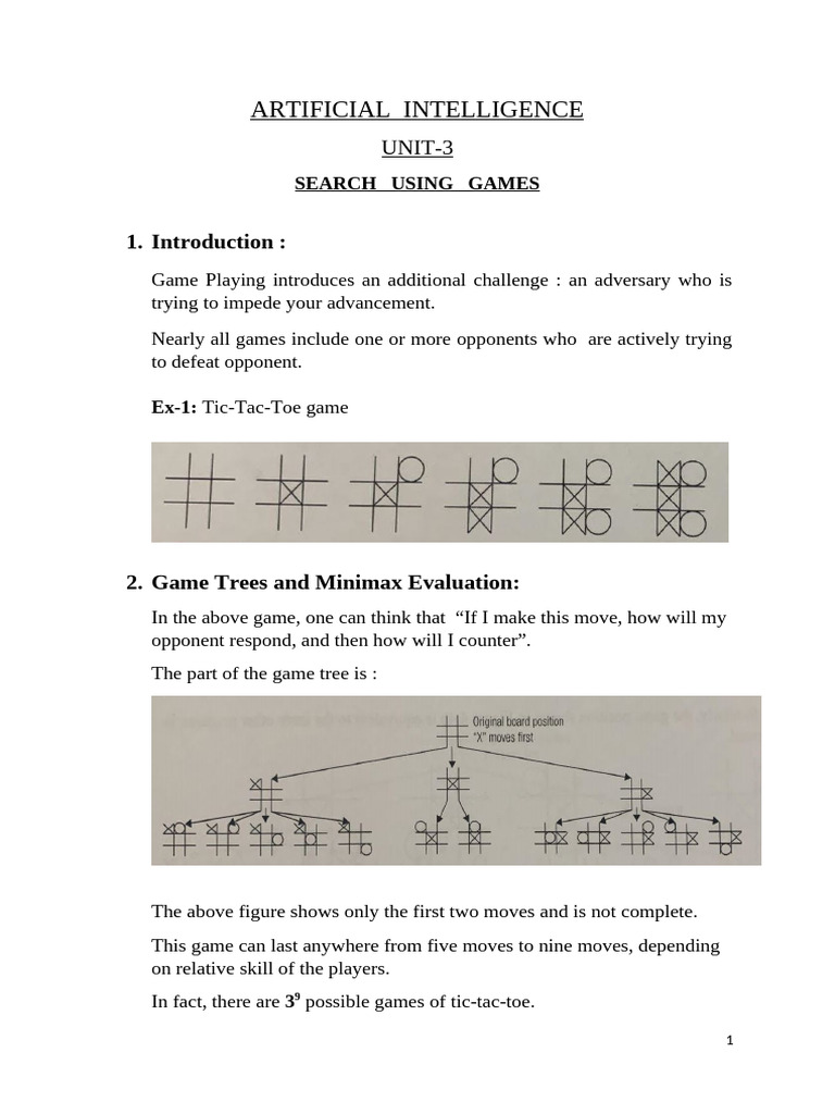 Ai Unit 3 Notes 08 Aug 2024 | PDF | Applied Mathematics | Algorithms ...
