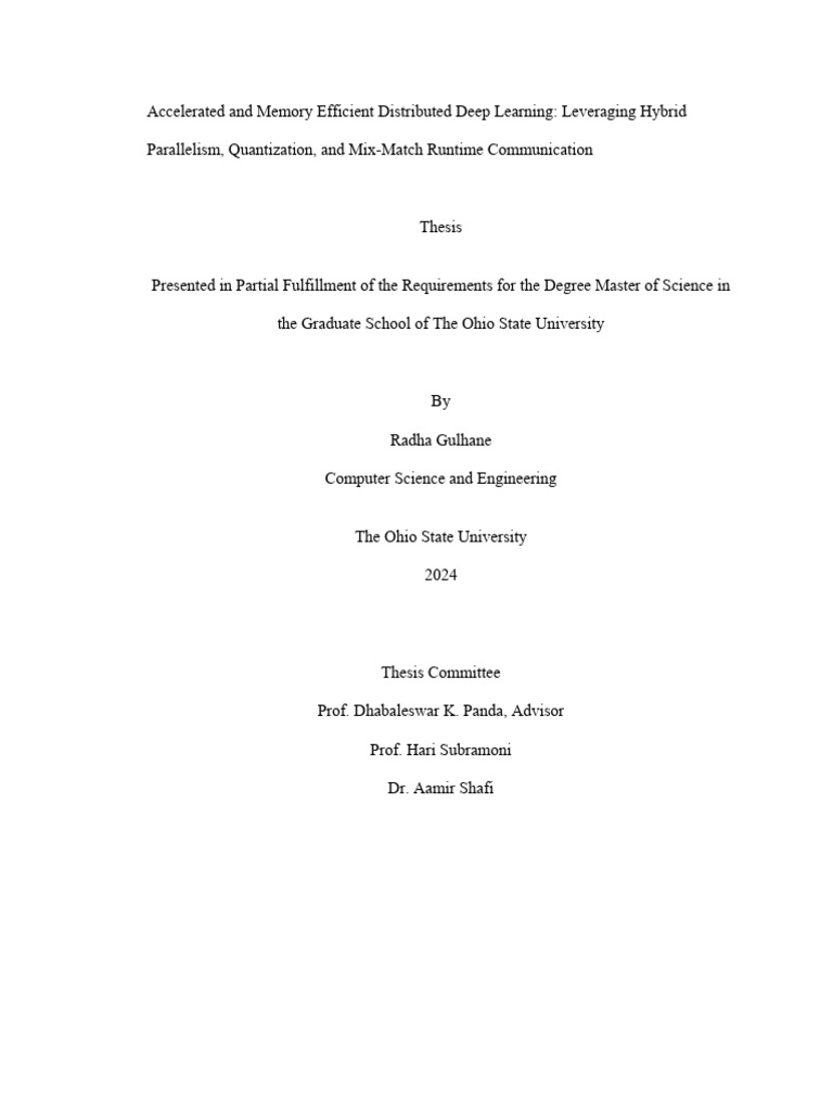 MS Thesis Radha Gulhane | PDF | Parallel Computing | Graphics Processing Unit