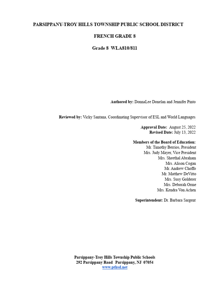 French_Grade_8 | PDF | Language Mechanics | Human Communication