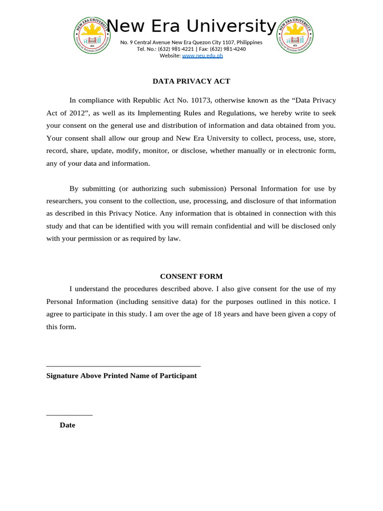 Security Analysis (Data Privacy Act) | PDF