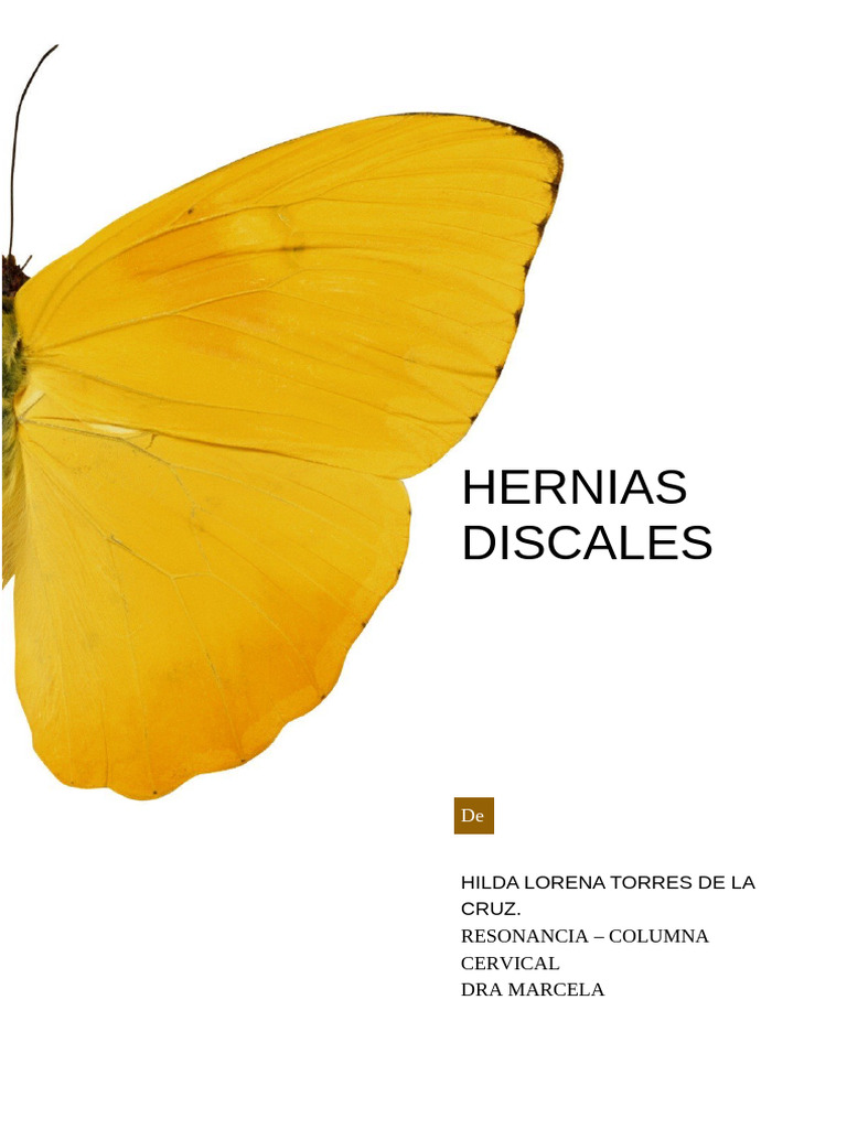 Tipos y Localización de Hernias Discales | PDF | Rodilla | Articulación