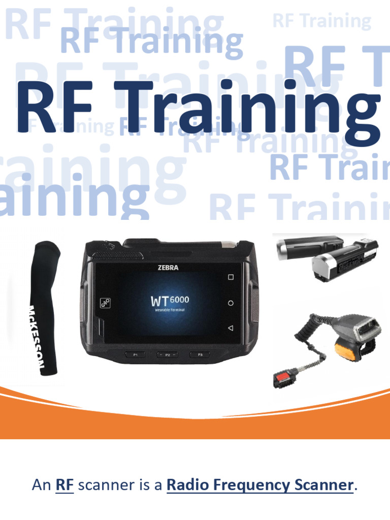 RF Scanner Operation Training Guide | PDF | Image Scanner | Information ...