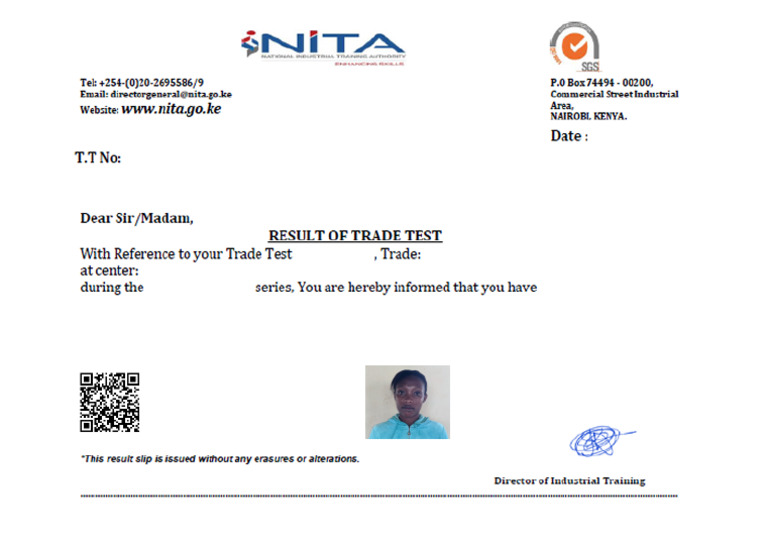 NITA/143027/24DEC 22-01-2025: Further Information Will Be Sent To You ...