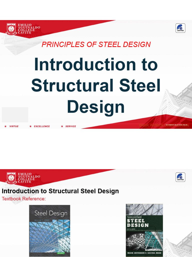 Structural Steel Design Principles | PDF | Structural Load | Strength ...