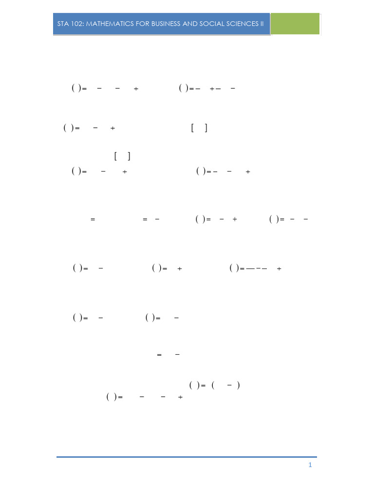 STA 102-Tutorial 8-2020 | PDF | Profit (Economics) | Business Economics