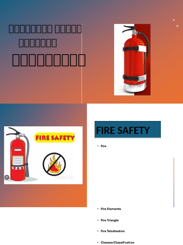Basic Fire Safety Training | PDF