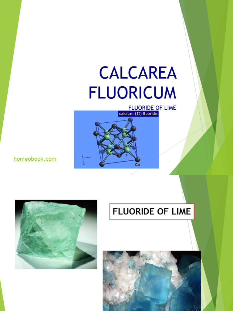 CALCAREA FLUORICA | PDF | Medical Specialties | Diseases And Disorders