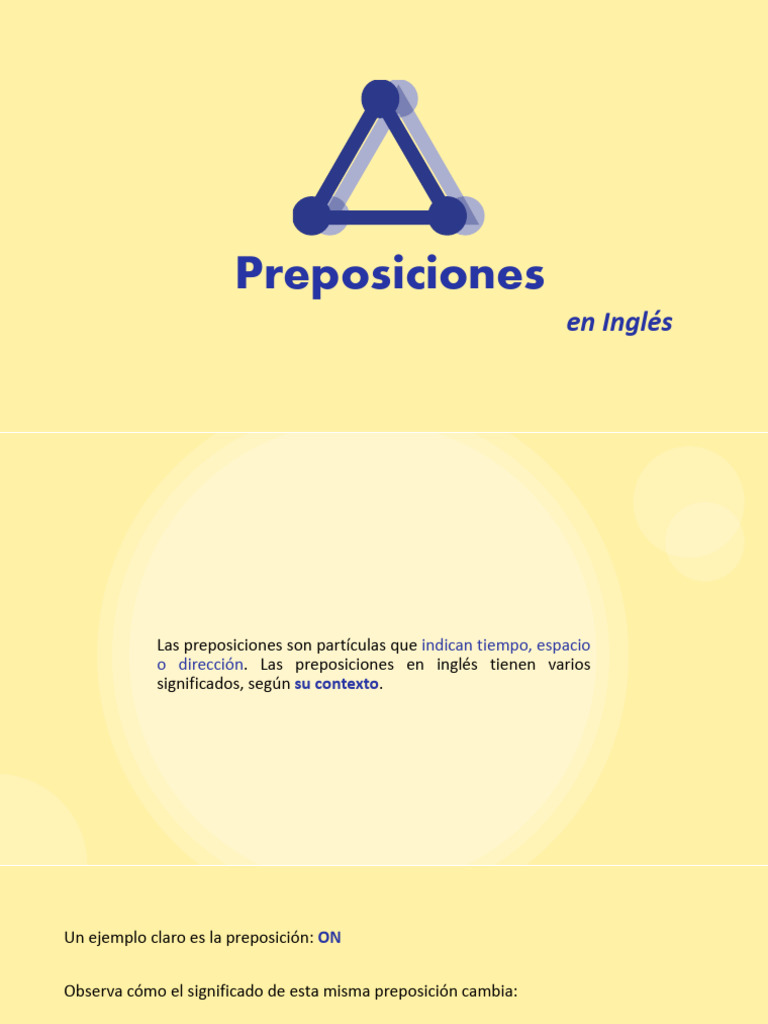 Preposiciones | PDF