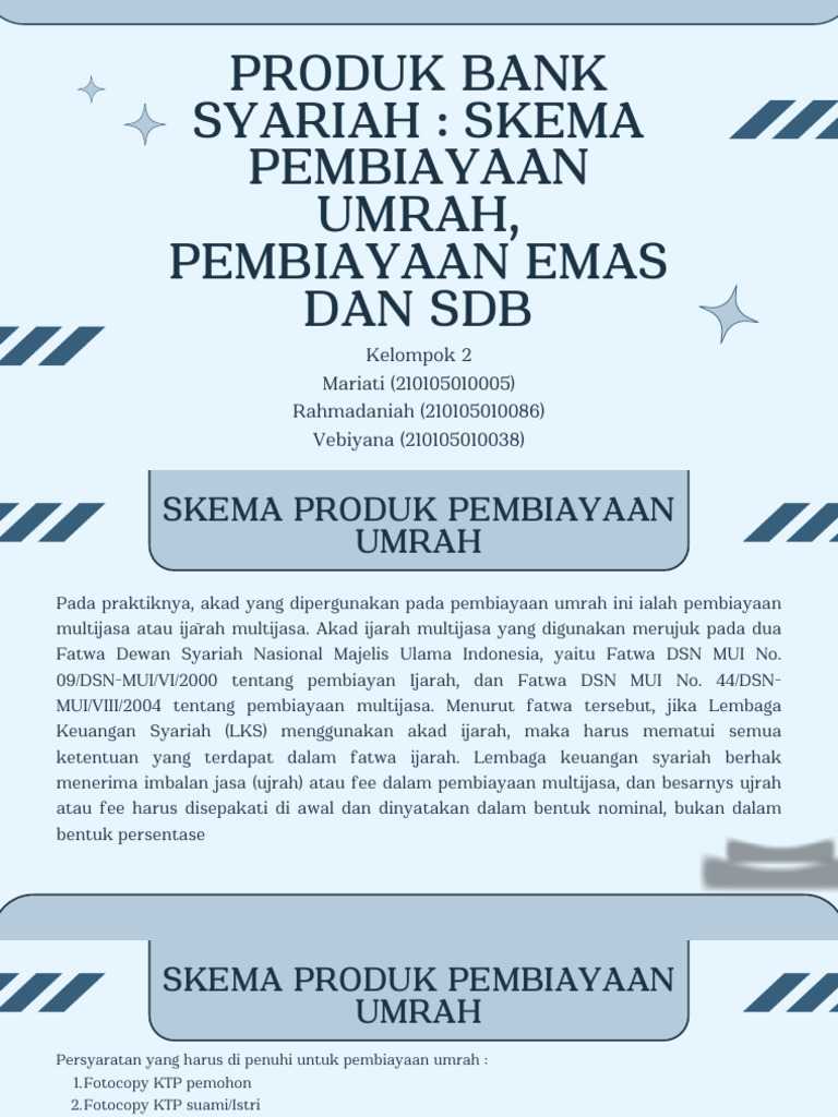 Skema Pembiayaan Umrah dan SDB Syariah | PDF