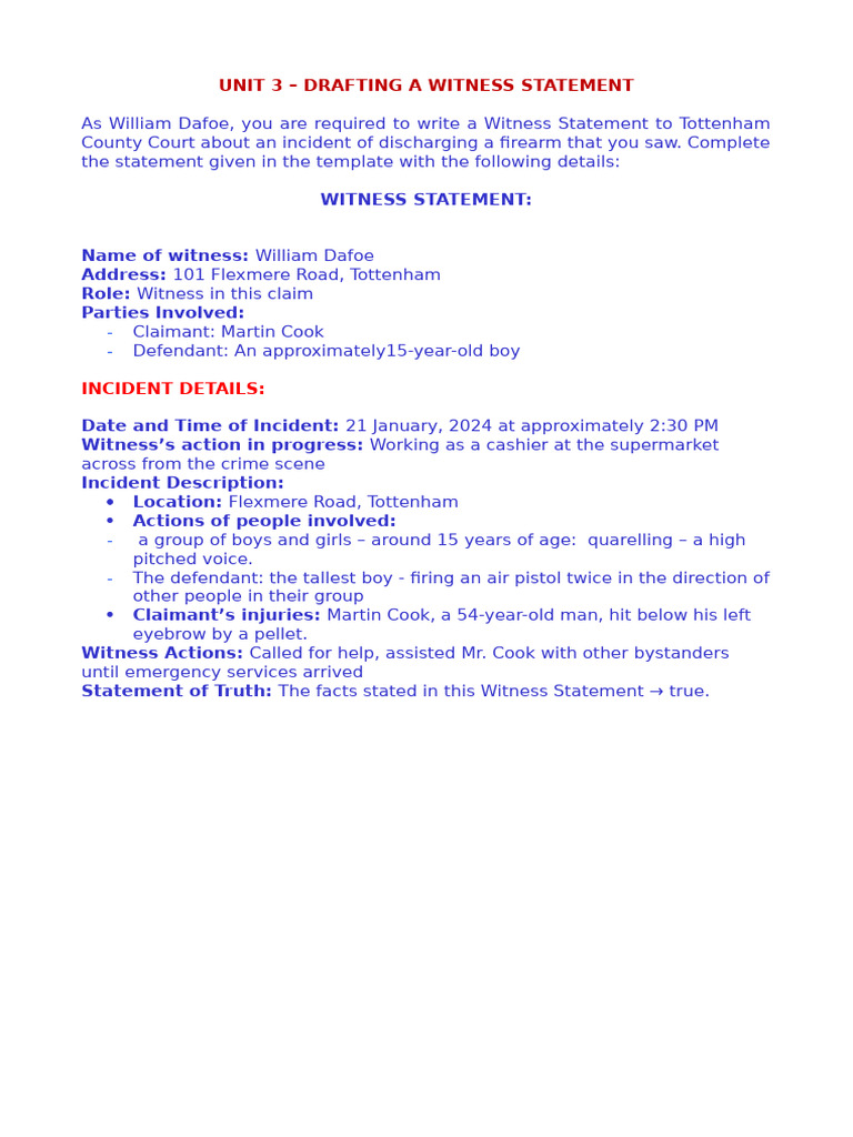 Unit 3 - Writing Task For Students Practice | PDF